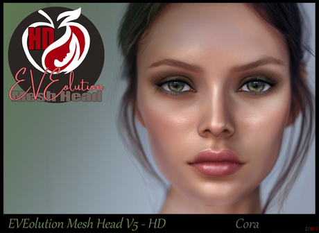 Second Life Marketplace - *!* EVEolution V5 HD Mesh head Cora